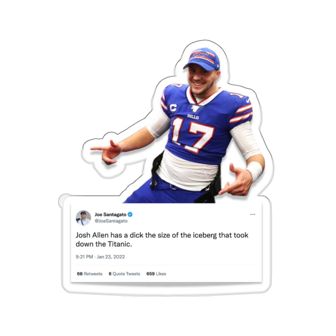 Josh Allen is Packin' Sticker - Etsy