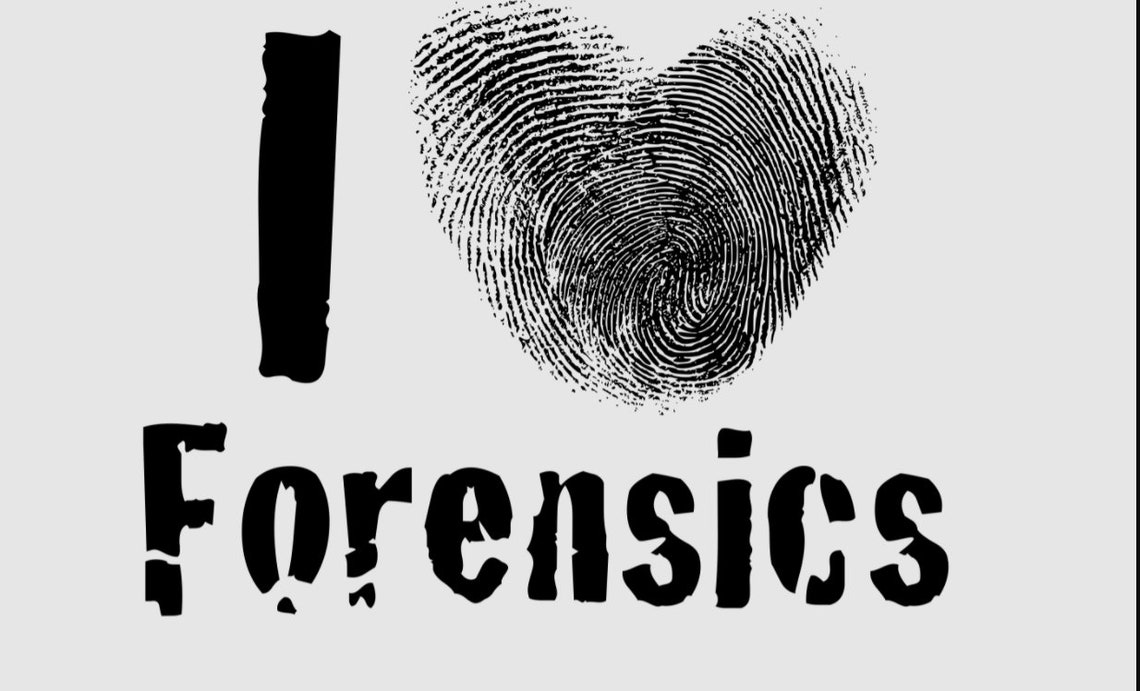 I Heart Forensics SVG File - Etsy
