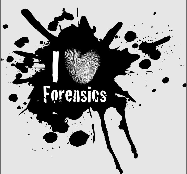 I Heart Forensics SVG File - Etsy