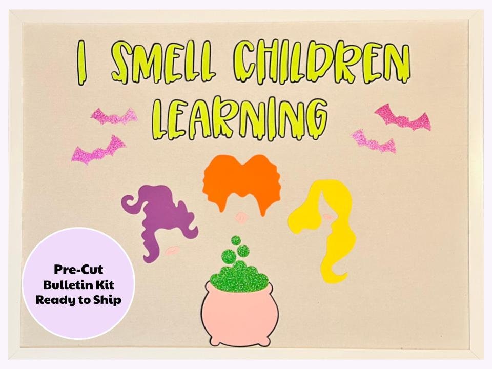 Witches Halloween Bulletin Board Kit - Etsy