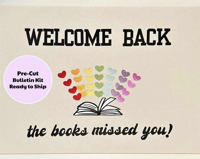 Welcome Back Bulletin Board Kit - Etsy