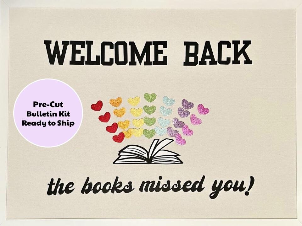 Welcome Back Bulletin Board Kit - Etsy