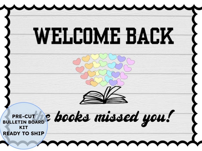 Welcome Back Bulletin Board Kit - Etsy