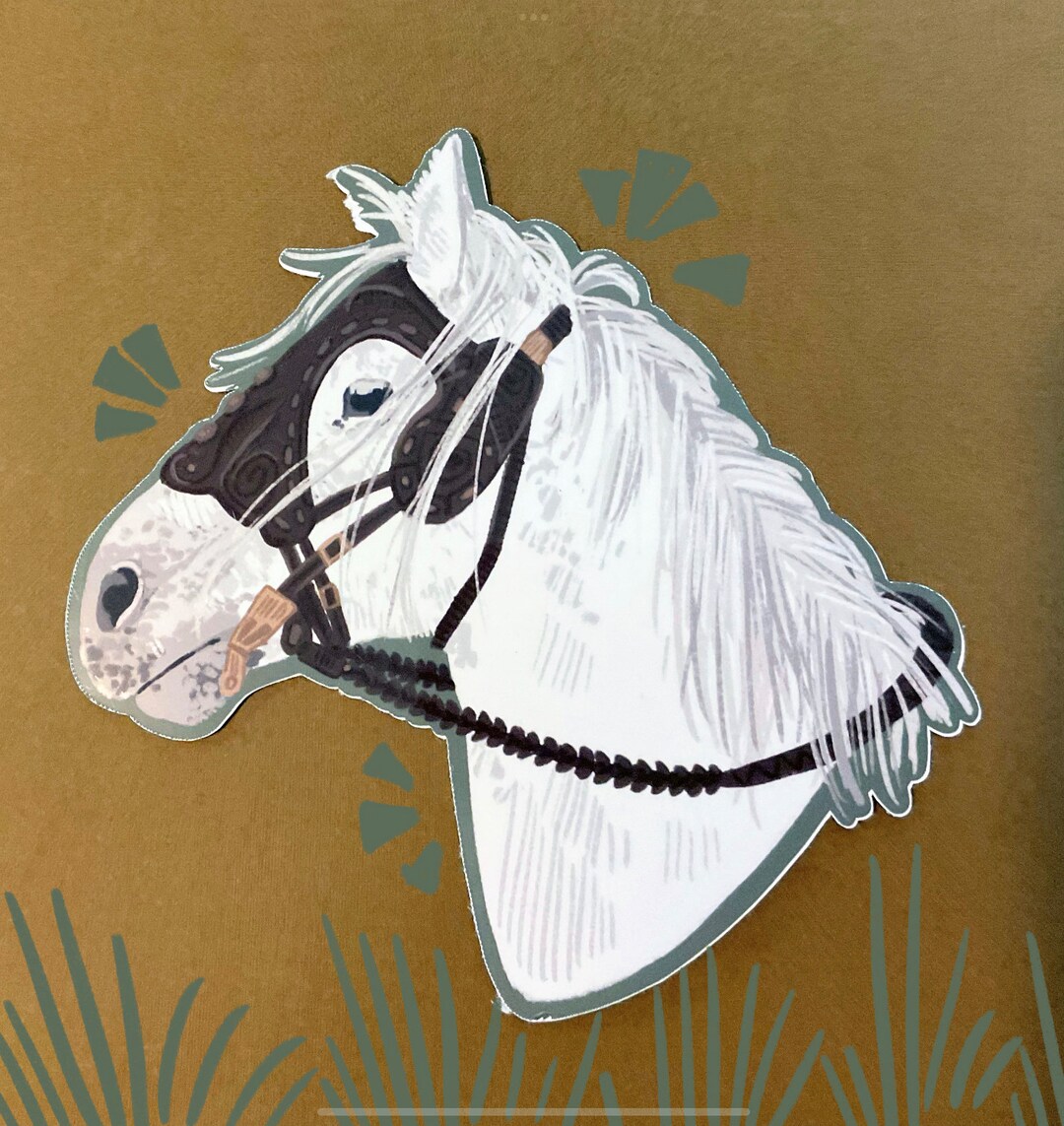 Snowmane Sticker Lord of the Rings Sticker - Etsy