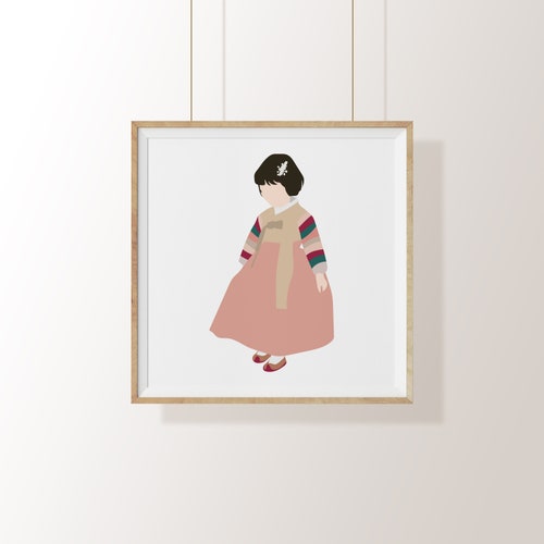 Line Art Print Wall Art Print Korea Art Print Korean | Etsy