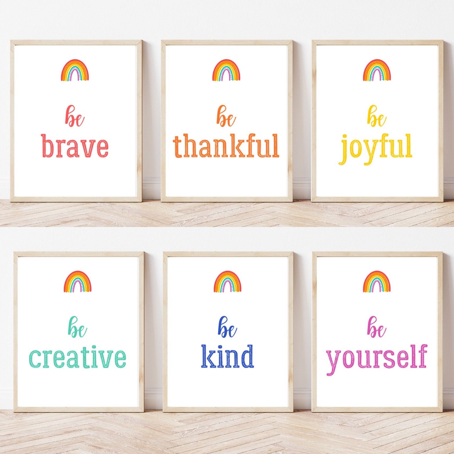 Be Brave Be Thankful Be Joyful Be Creative Be Kind Be You - Etsy