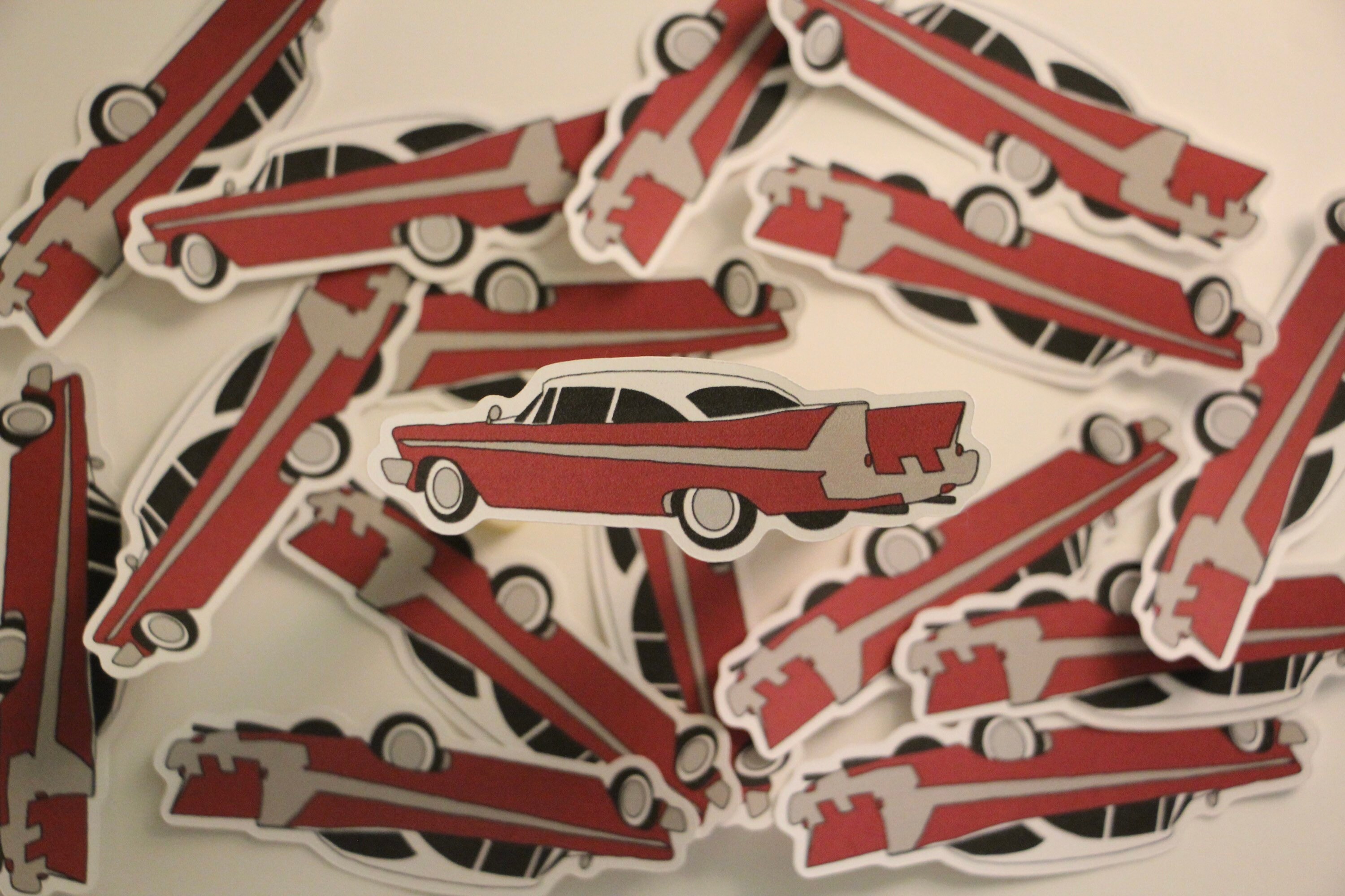 50s Classic Car Weatherproof Sticker - Etsy