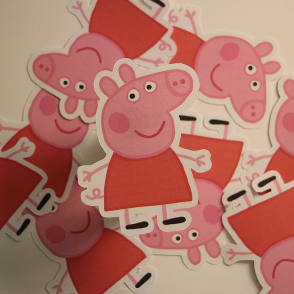 Peppa Pig Stickers - Etsy