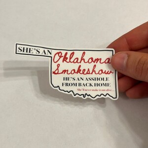 Zach Bryan Sticker Oklahoma Smokeshow Country Music Vinyl Decal - Etsy