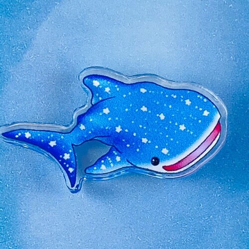 Whale Shark Acrylic Pin Whale Shark Ocean Life Acrylic - Etsy