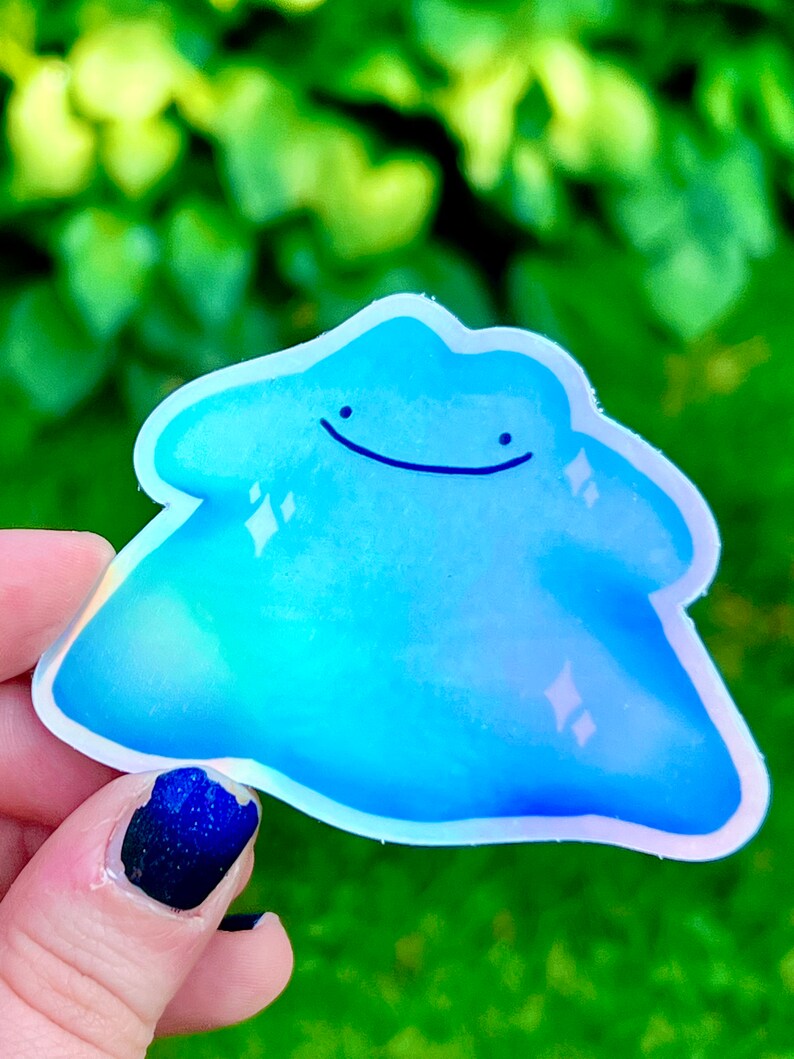 Ditto Stickers - Shiny Holographic and Normal - 3” - Etsy