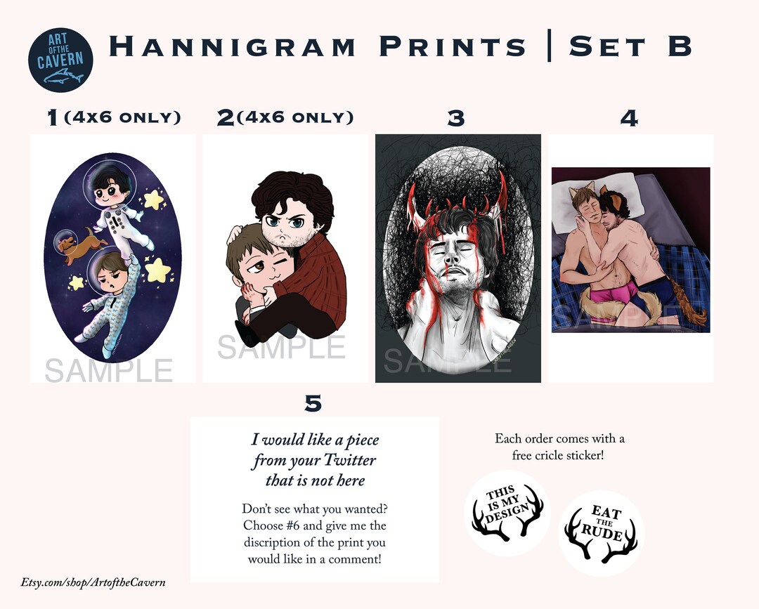 Hannigram Prints Set B - 4x6, 5x7, 8x10, - Etsy