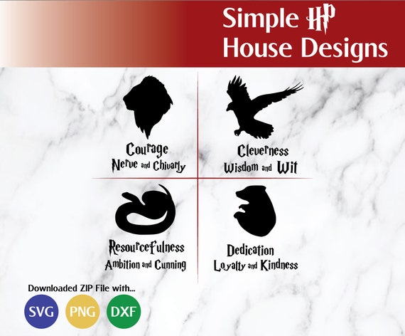 Simple HP House Designs for Cricut - Etsy