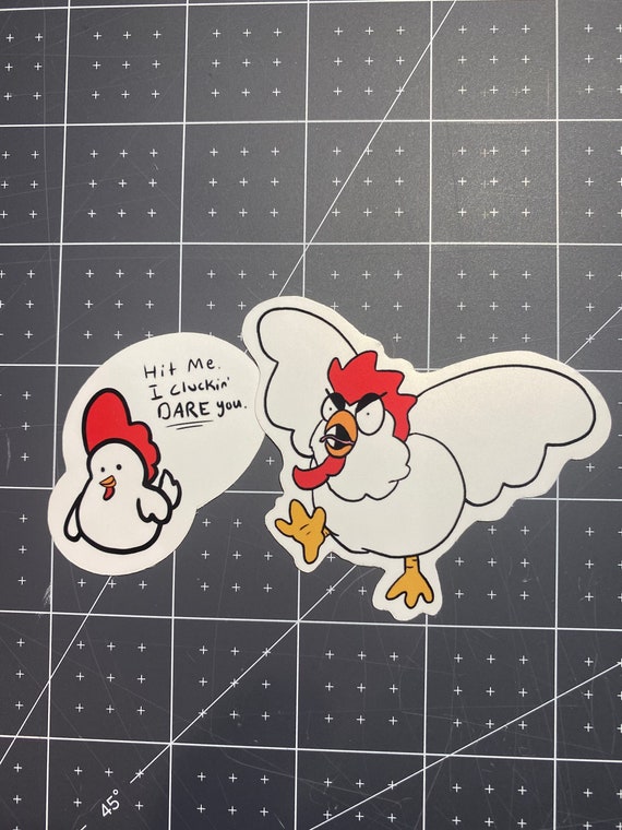 Stickers Cucco Chickens. Dont Mess With Them. 3 Stickers. - Etsy UK