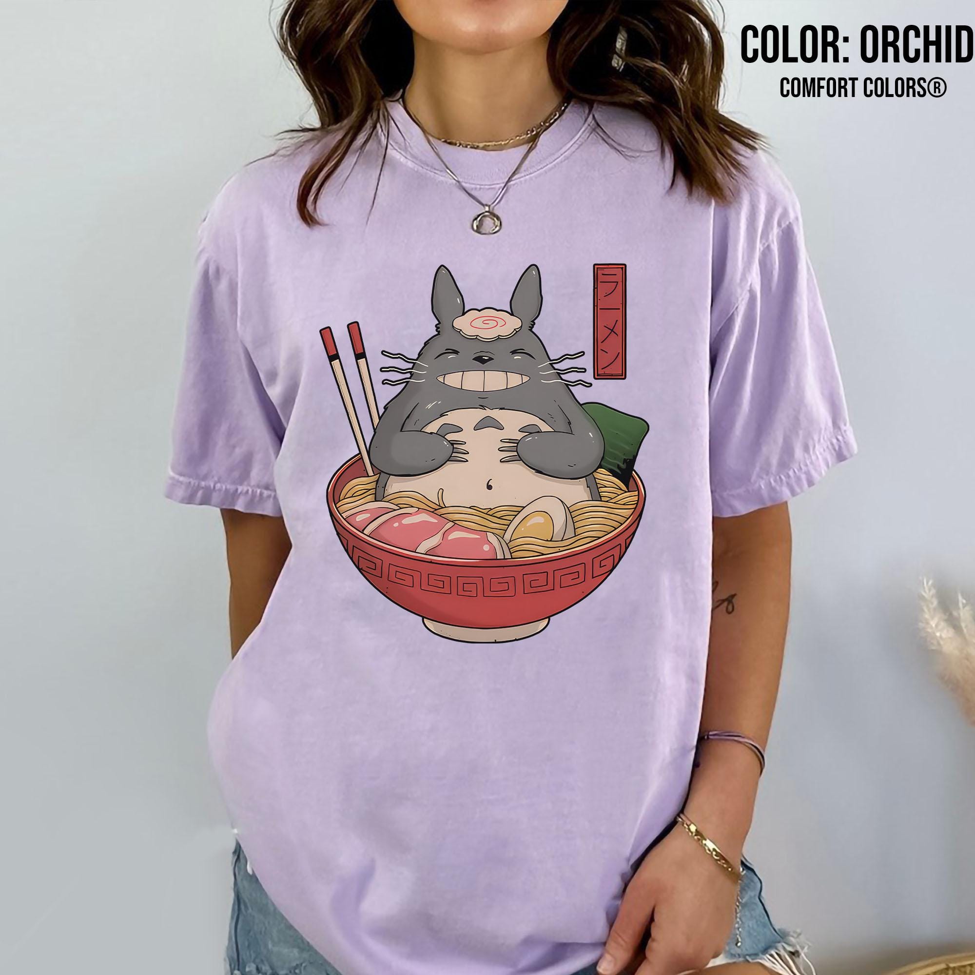 Totoro Ramen Shirt, My Neighbor Totoro Comfort Colors Shirt, Studio Ghibli Shirt, Birthday Gift ...