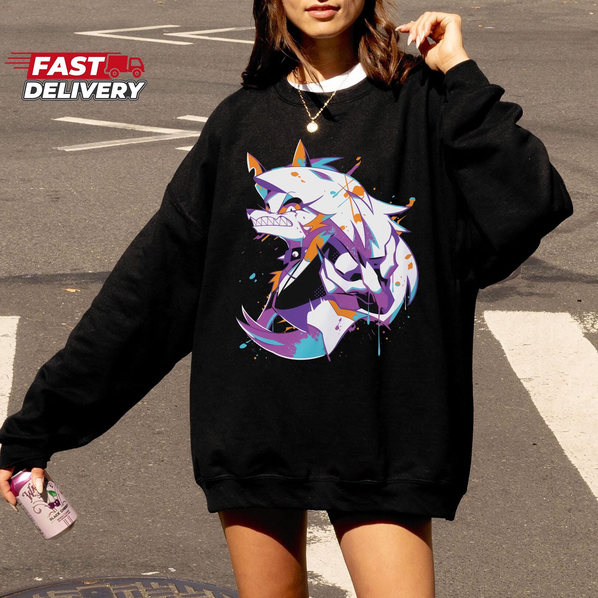 Mad Loona Shirt, Loona Helluva Boss Comfort Colors Shirt, Hazbin Hotel ...