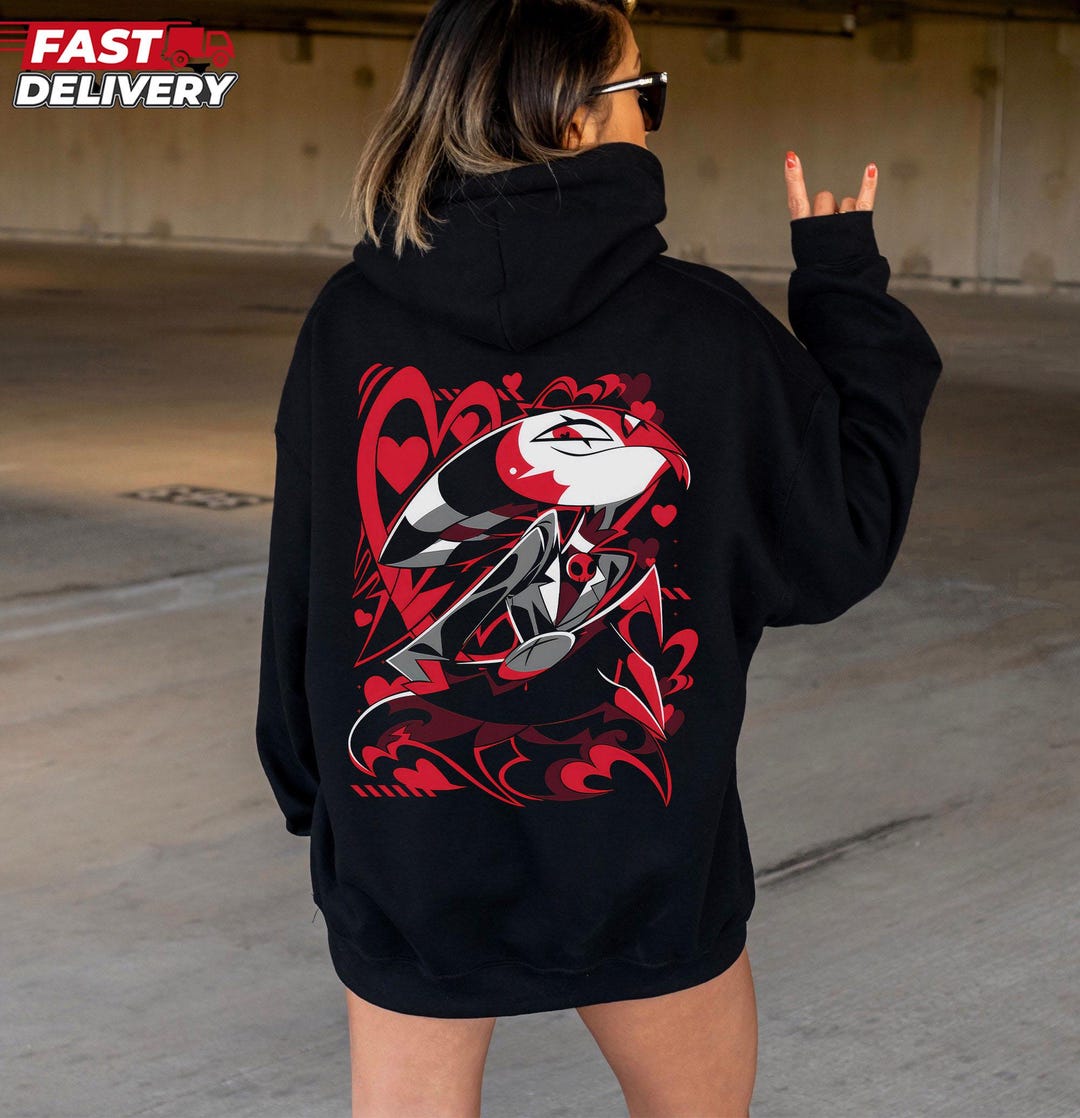 Blitzo Valentine Shirt, Blitzo Helluva Boss Characters, Hazbin Hotel ...