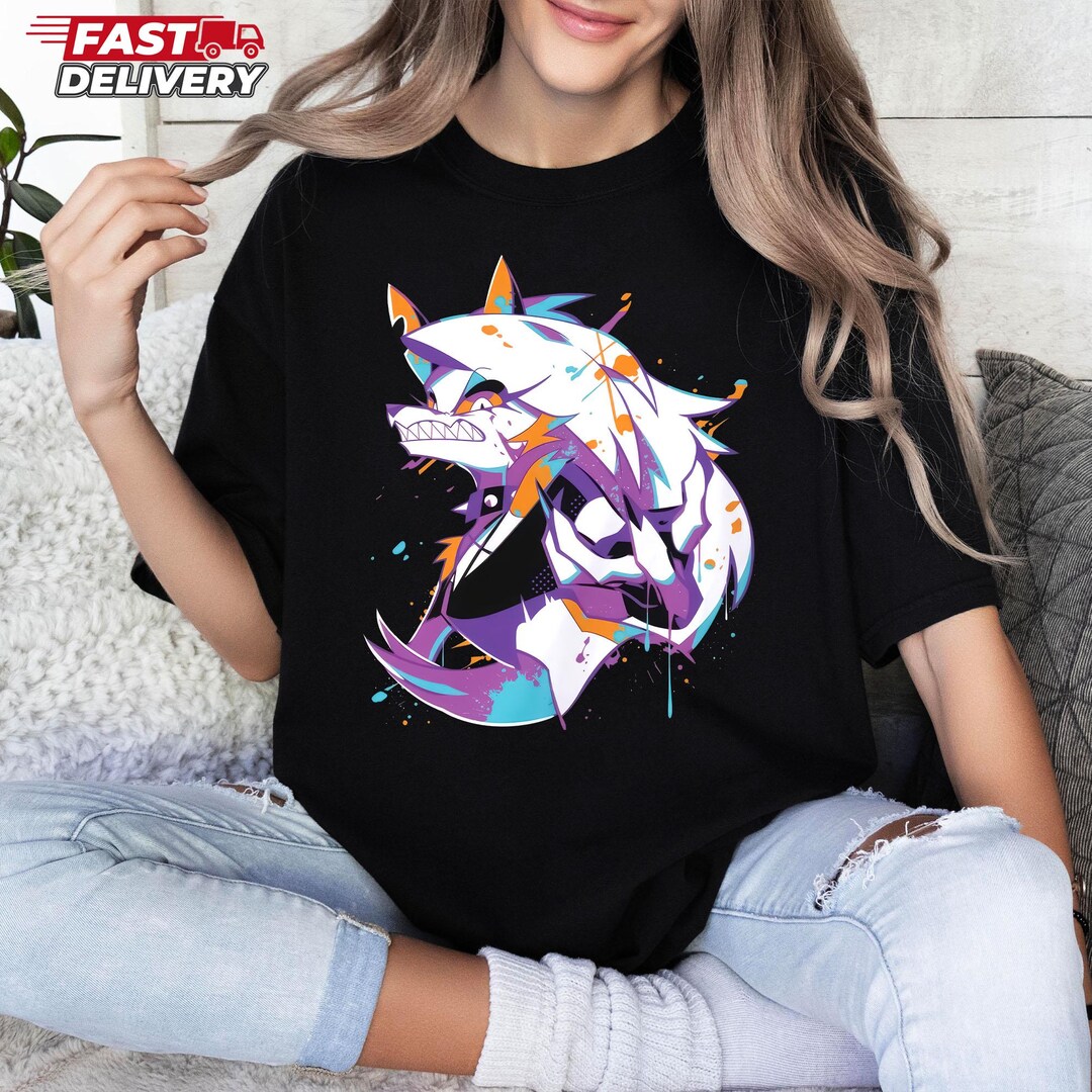 Mad Loona Shirt, Loona Helluva Boss Comfort Colors Shirt, Hazbin Hotel ...