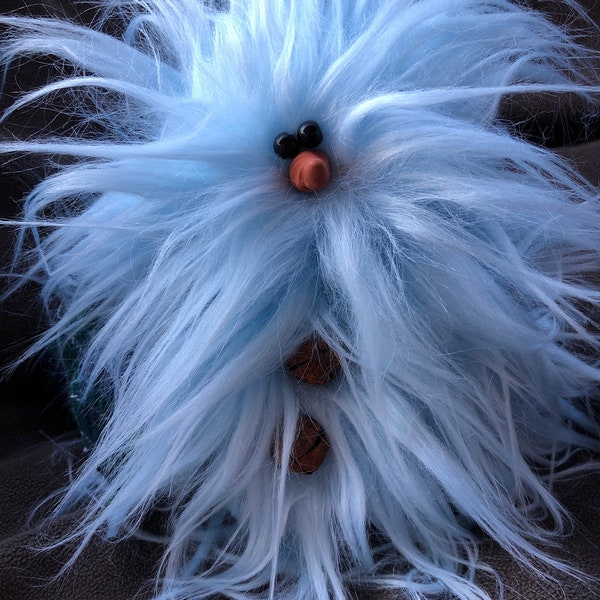 Fuzzy Snowman - Etsy