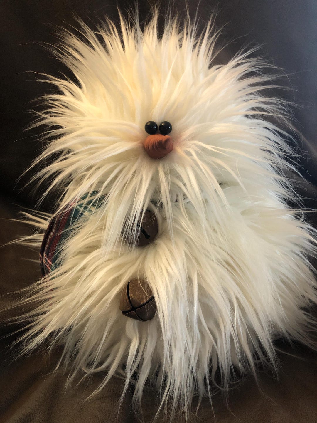 Fuzzy Snowman - Etsy