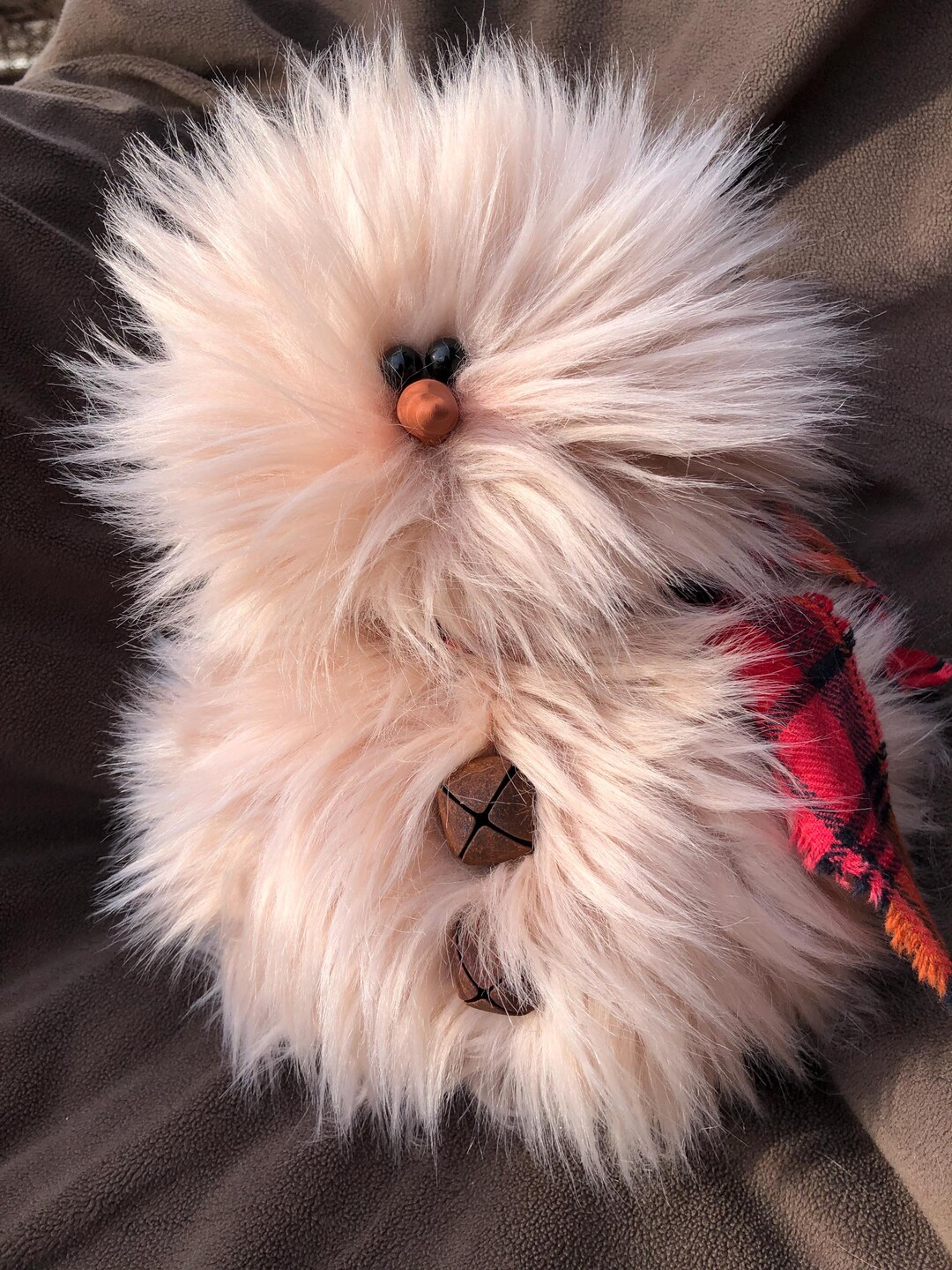 Fuzzy Snowman - Etsy