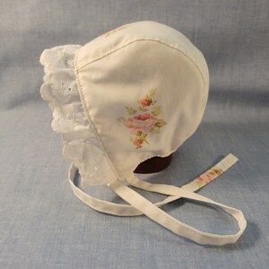 Cotton Baby Bonnet Made With Vintage Fabric Varied Sizes 0-3m 3-6m 6 ...