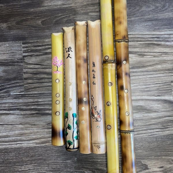 Bamboo Flute - Etsy