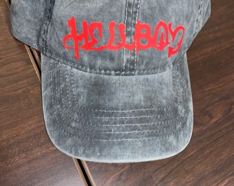 Hellboy Goth Vintage Hat lil Peep Hat Gothic Hat Goth - Etsy