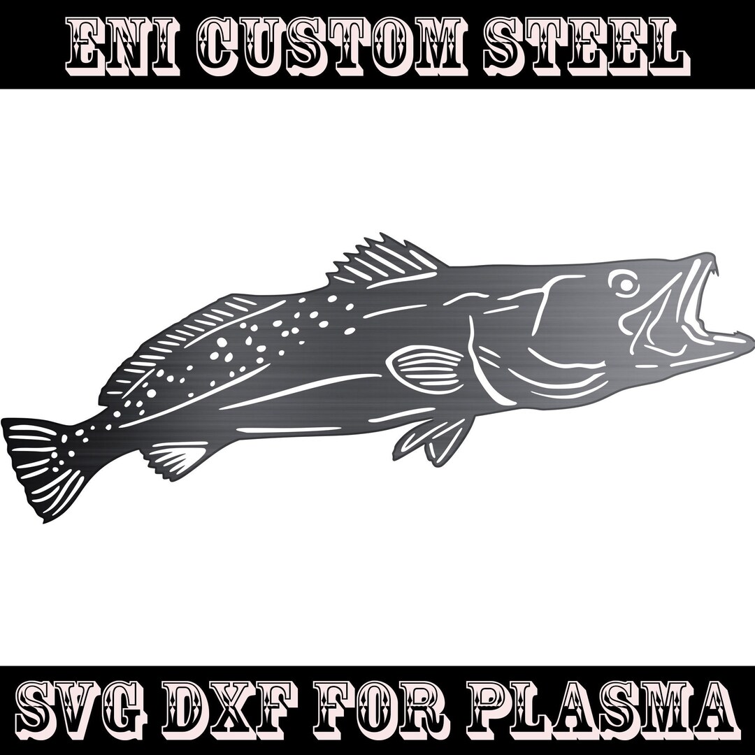 Speckled Trout Plasma SVG DXF CNC - Etsy