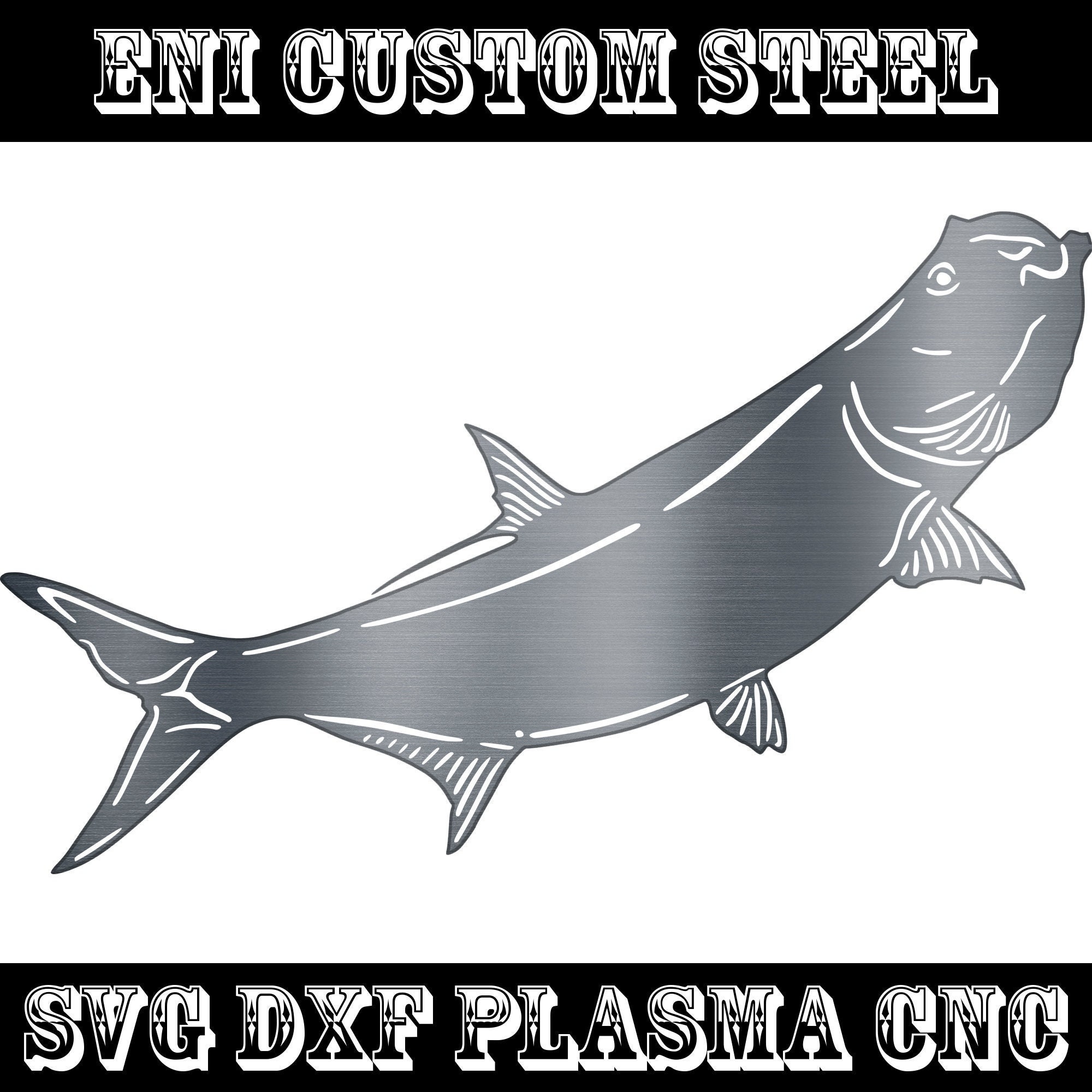 Tarpon SVG DXF Plasma CNC - Etsy