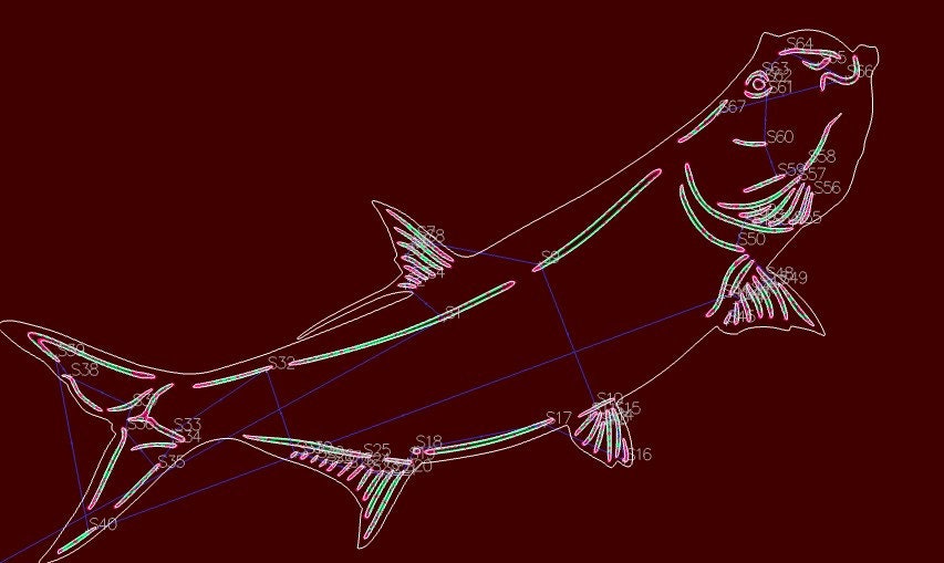 Tarpon SVG DXF Plasma CNC - Etsy