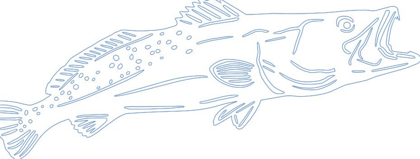 Speckled Trout Plasma SVG DXF CNC - Etsy