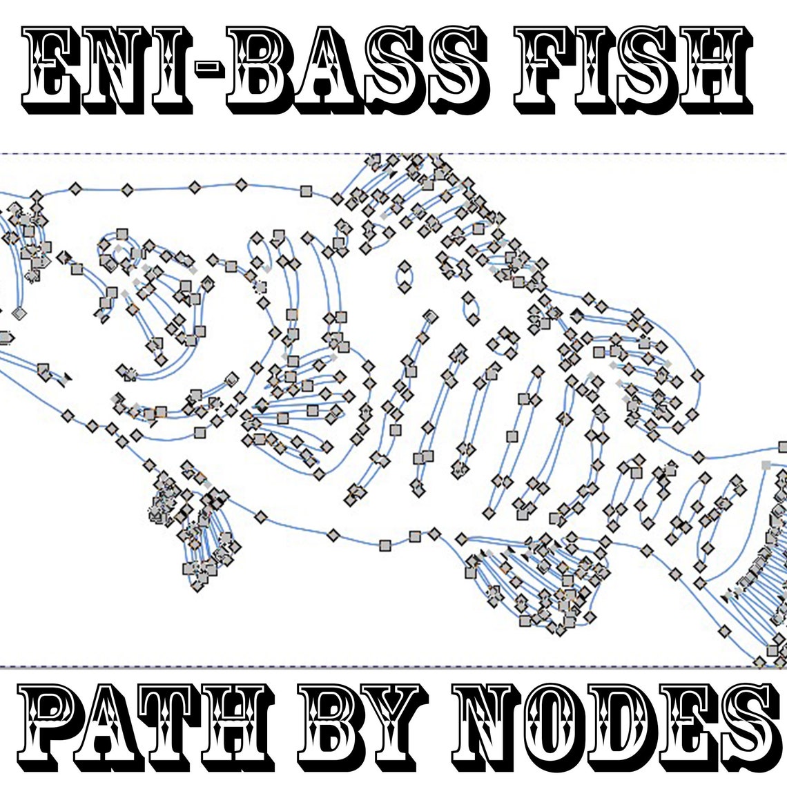 ENI Bass Fish Plasma DXF SVG - Etsy