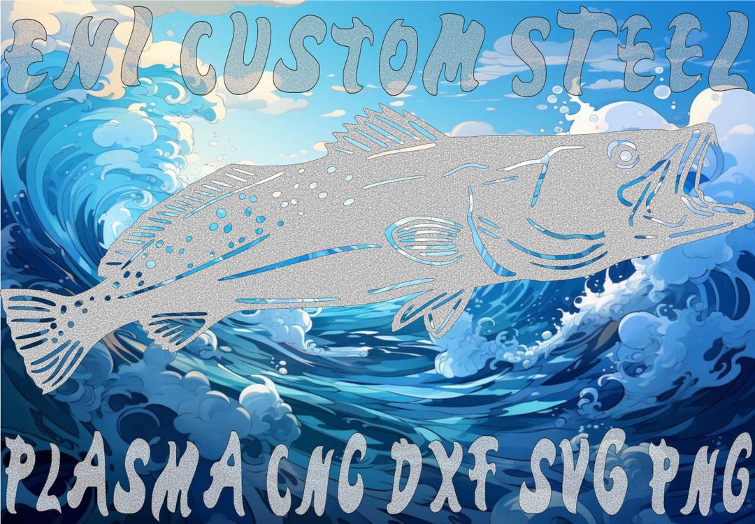 Speckled Trout Plasma SVG DXF CNC - Etsy