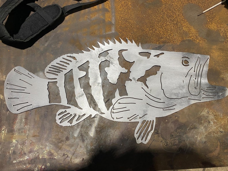 ENI Grouper SVG DXF Plasma Cnc - Etsy