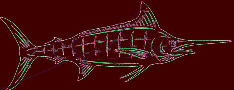 Marlin Plasma SVG DXF CNC - Etsy