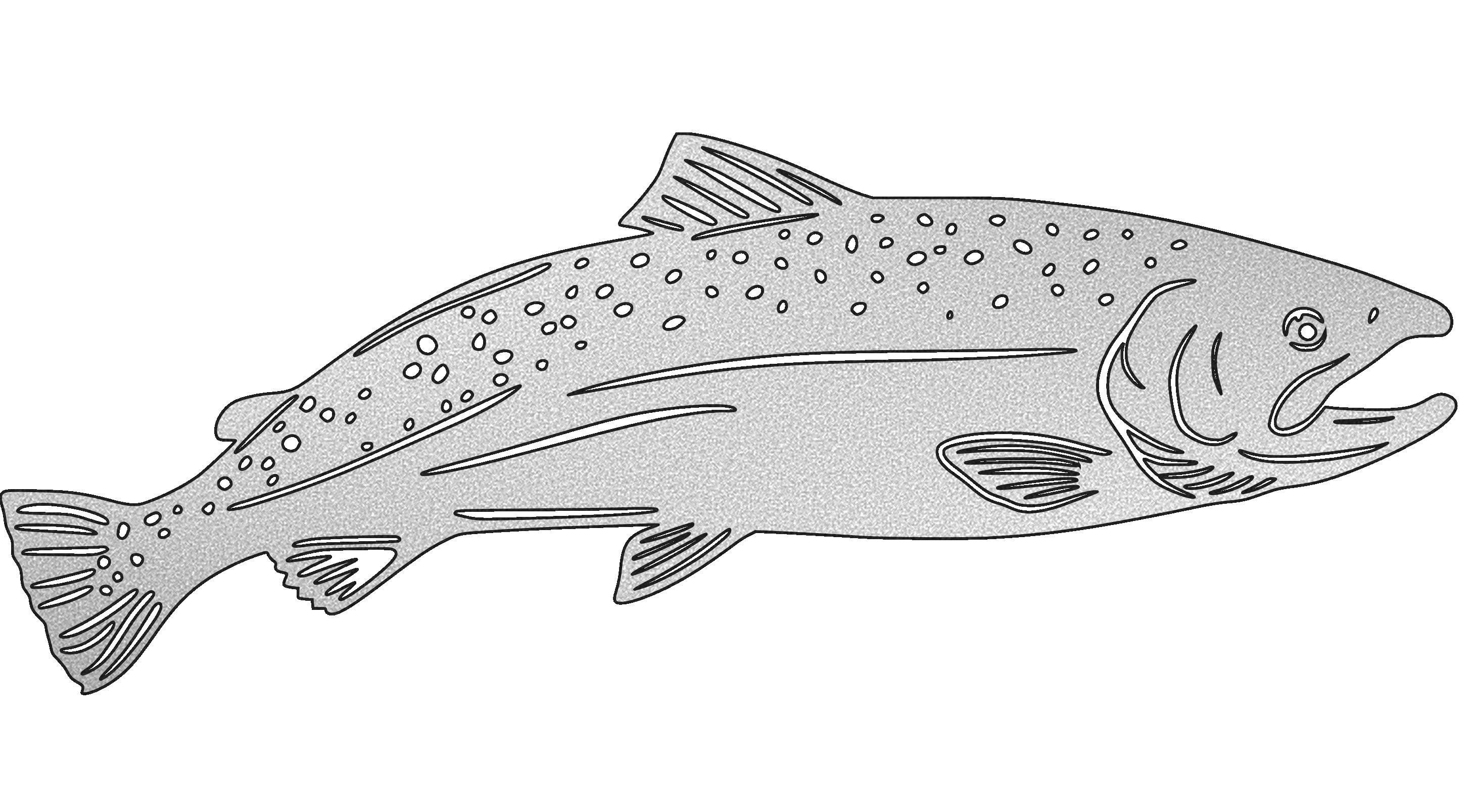 Salmon Plasma SVG DXF CNC - Etsy