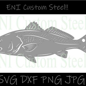 Red Fish Plasma SVG DXF CNC - Etsy