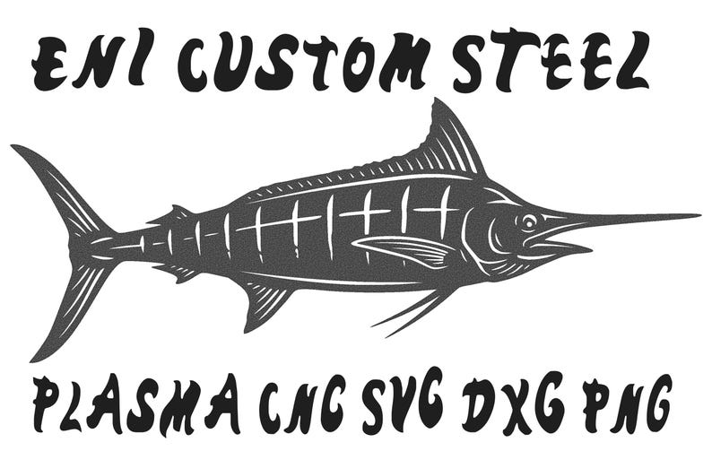 Marlin Plasma SVG DXF CNC - Etsy