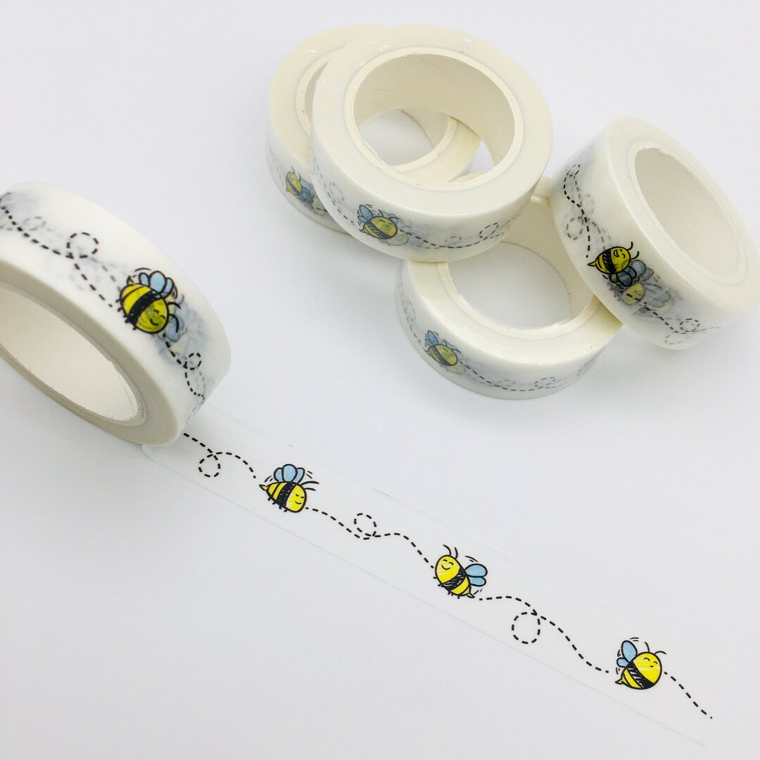 Bee Washi Tape for Journals Planners Scrapbooking Card Making Gift ...