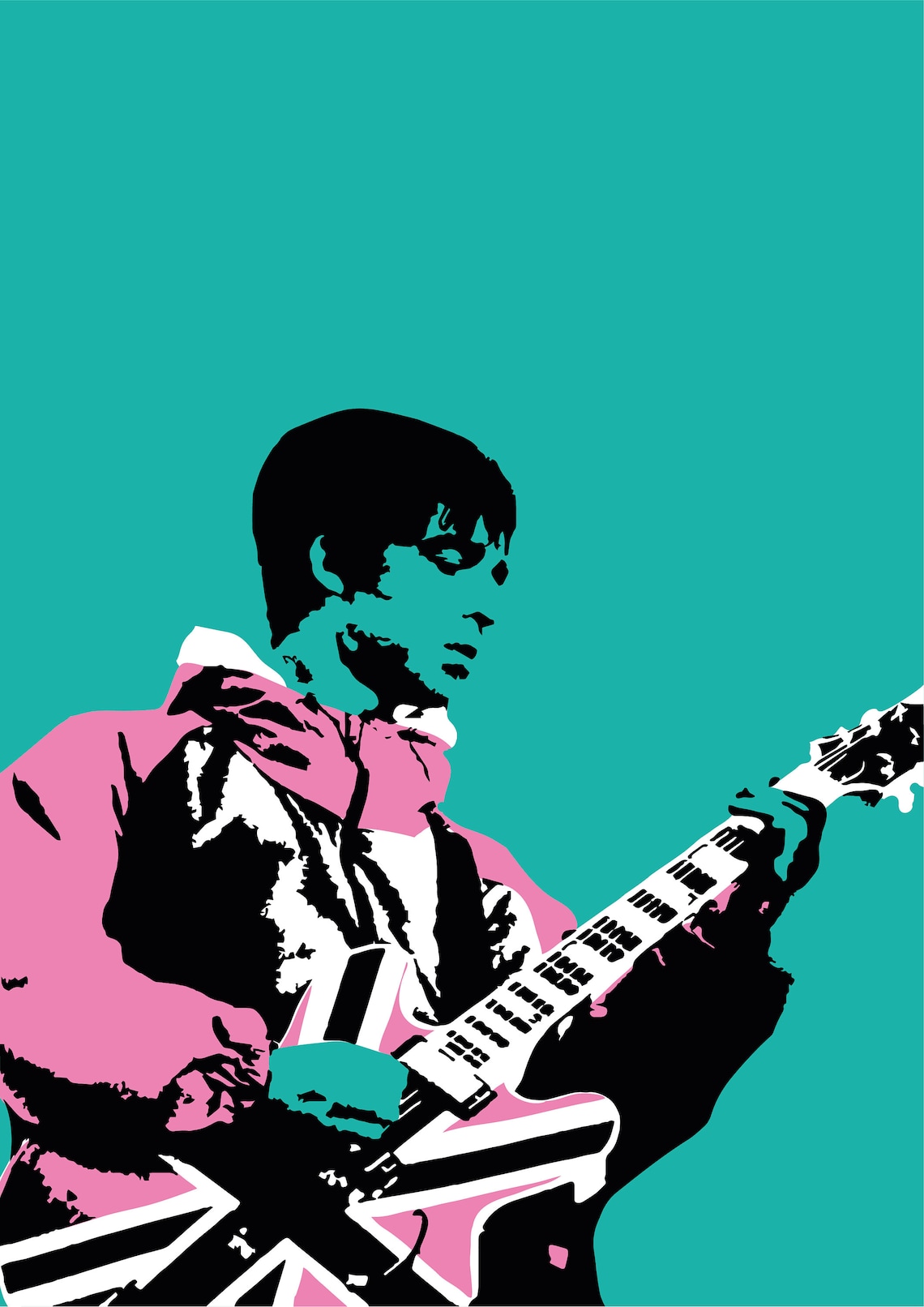 Oasis / Noel Gallagher Inspired Pop Art Print / Poster - Etsy Australia