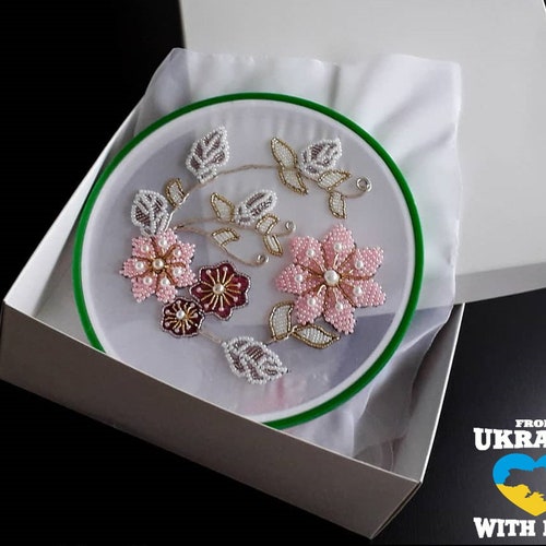 Tambour Embroidery Kit 5 for Beginner Mandala Set for Tambour - Etsy