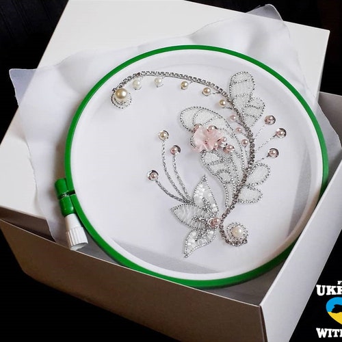 Tambour Embroidery Kit 5 for Beginner Mandala Set for Tambour - Etsy