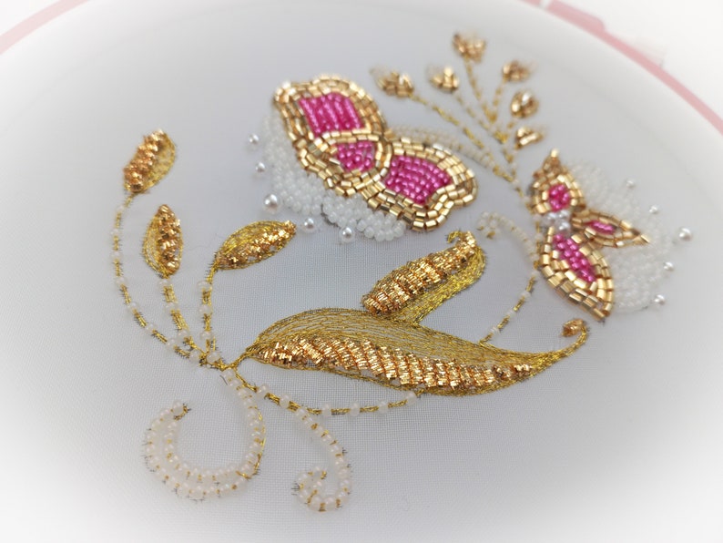 Tambour Embroidery Kit 7 for Beginner / Luneville Embroidery - Etsy