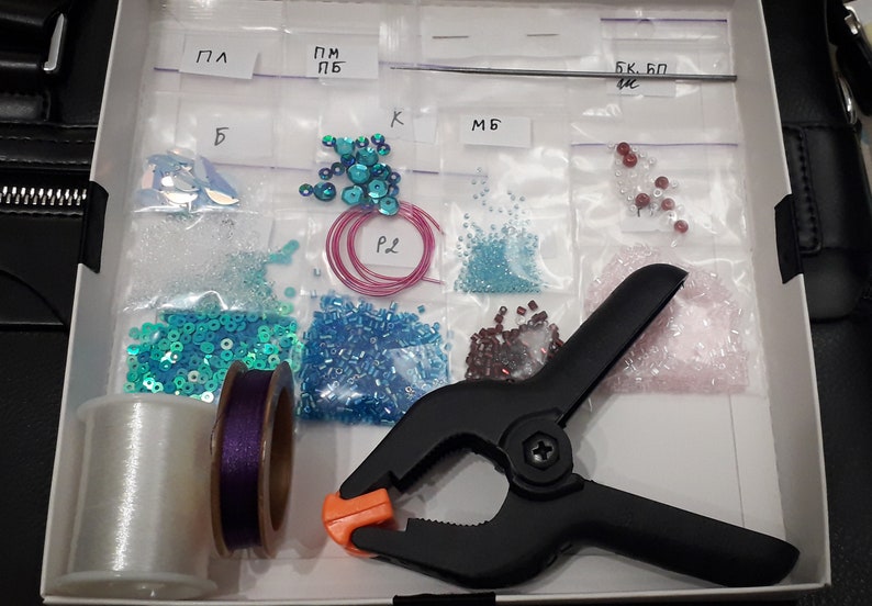 Tambour Embroidery Kit 5 for Beginner Mandala Set for Tambour - Etsy