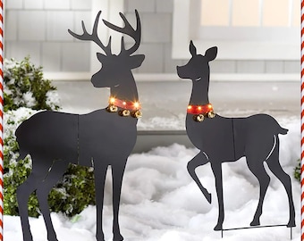 Christmas Outdoor Silhouette - Etsy