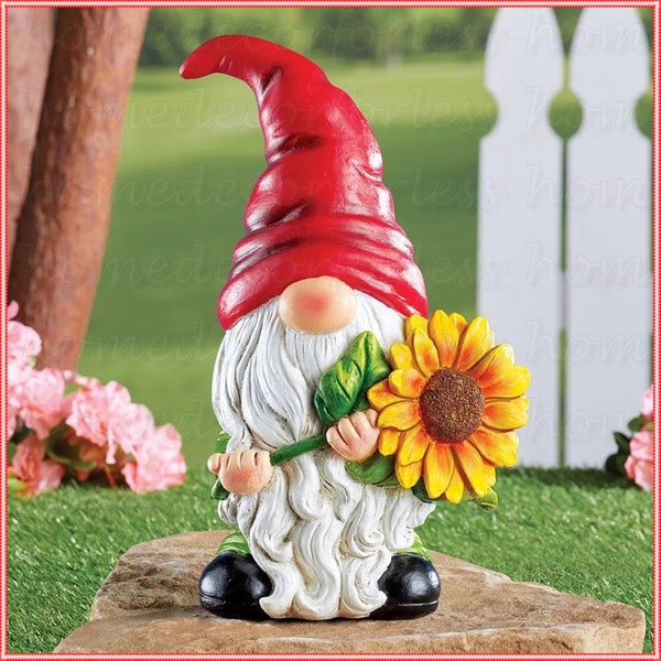 Sunflower Gnome - Etsy