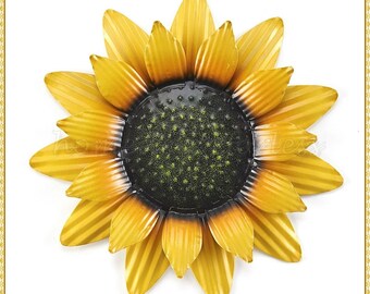 Sunflower Metal Wall Art - Etsy