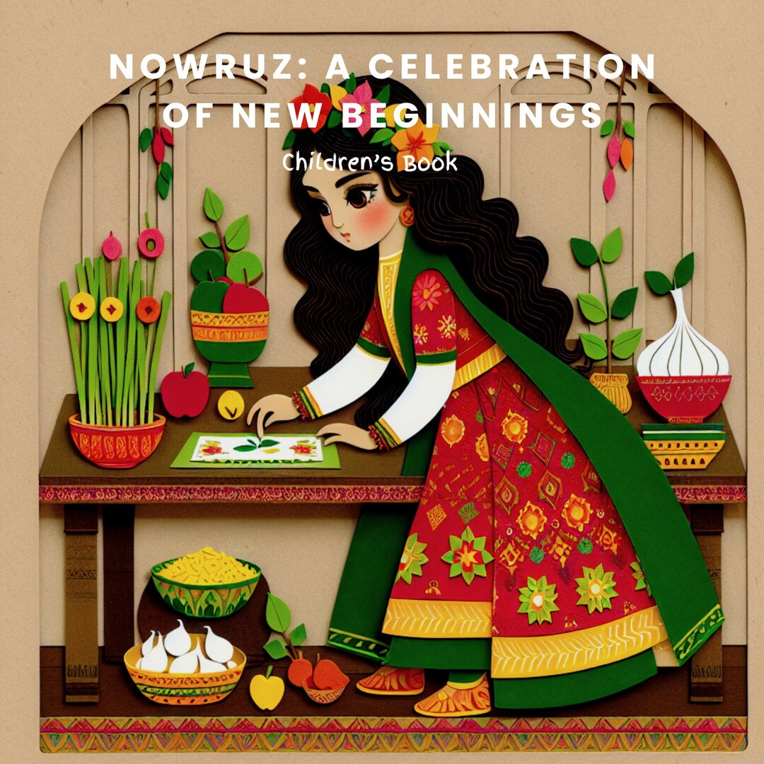 Nowrouz Children's Educational Book, English Learning About Persian New ...