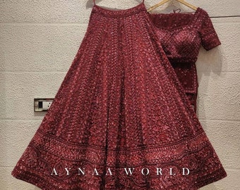 Maroon Indian Dress Bridal - Etsy